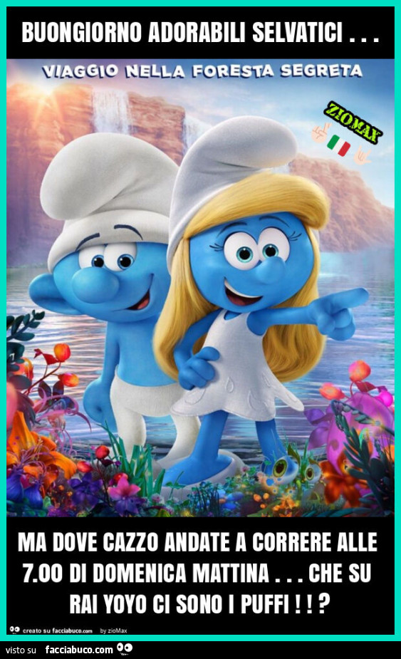 Tutti i meme sui Puffi - Facciabuco.com