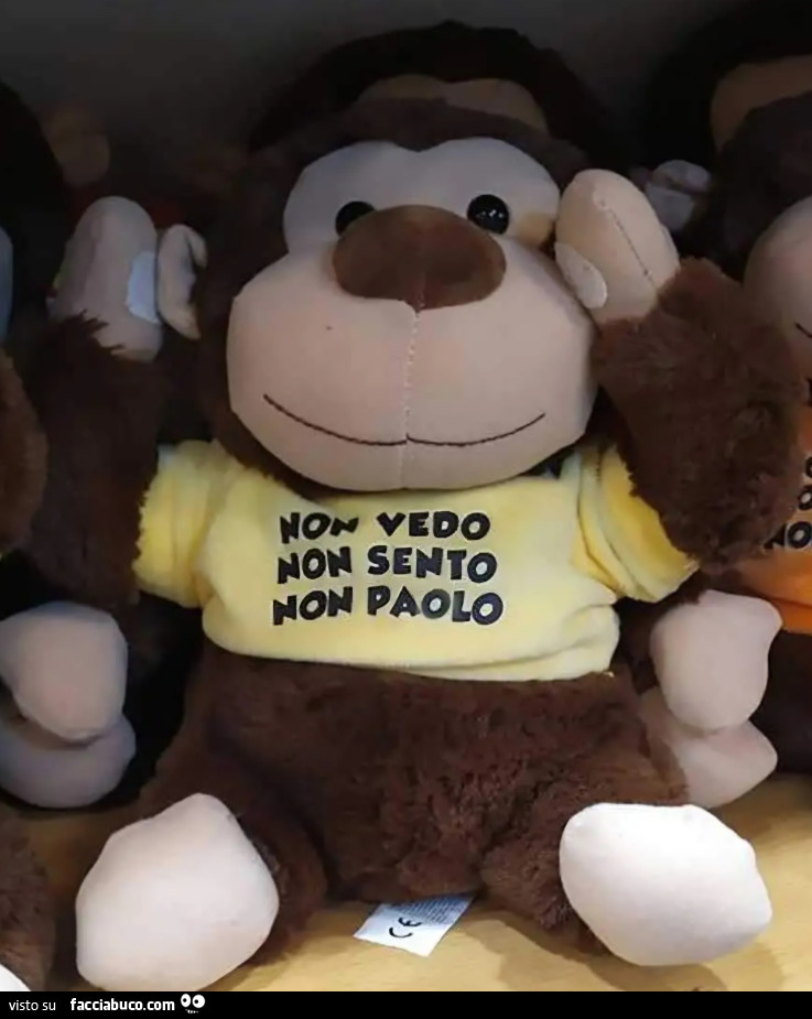 Non vedo non sento non paolo - Facciabuco.com