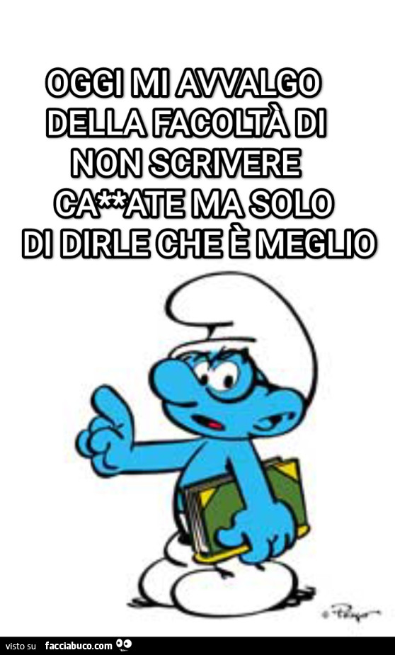 Tutti i meme sui Puffi - Facciabuco.com
