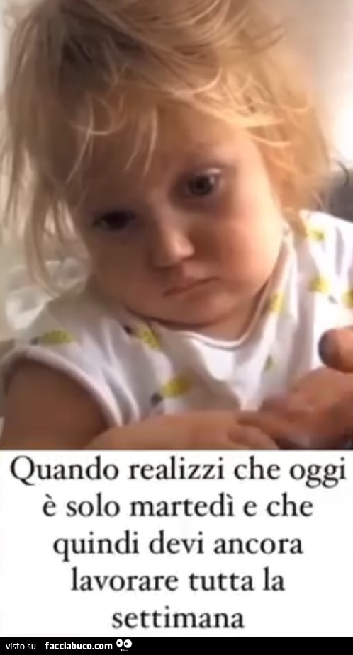 Tutti i meme su Martedì - Facciabuco.com