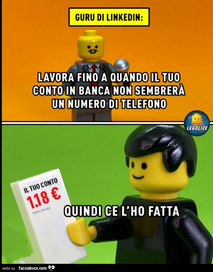 Tutti i meme su Legolize - Facciabuco.com